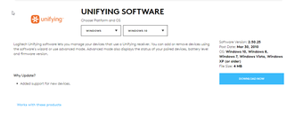 Logitech Unifying Software - Descargar